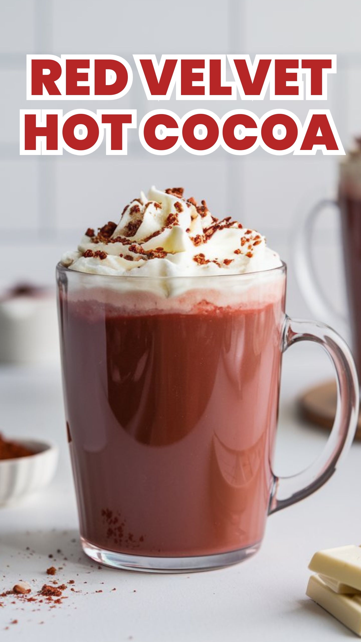 Creamy Red Velvet Hot Chocolate - The Recipe Bar