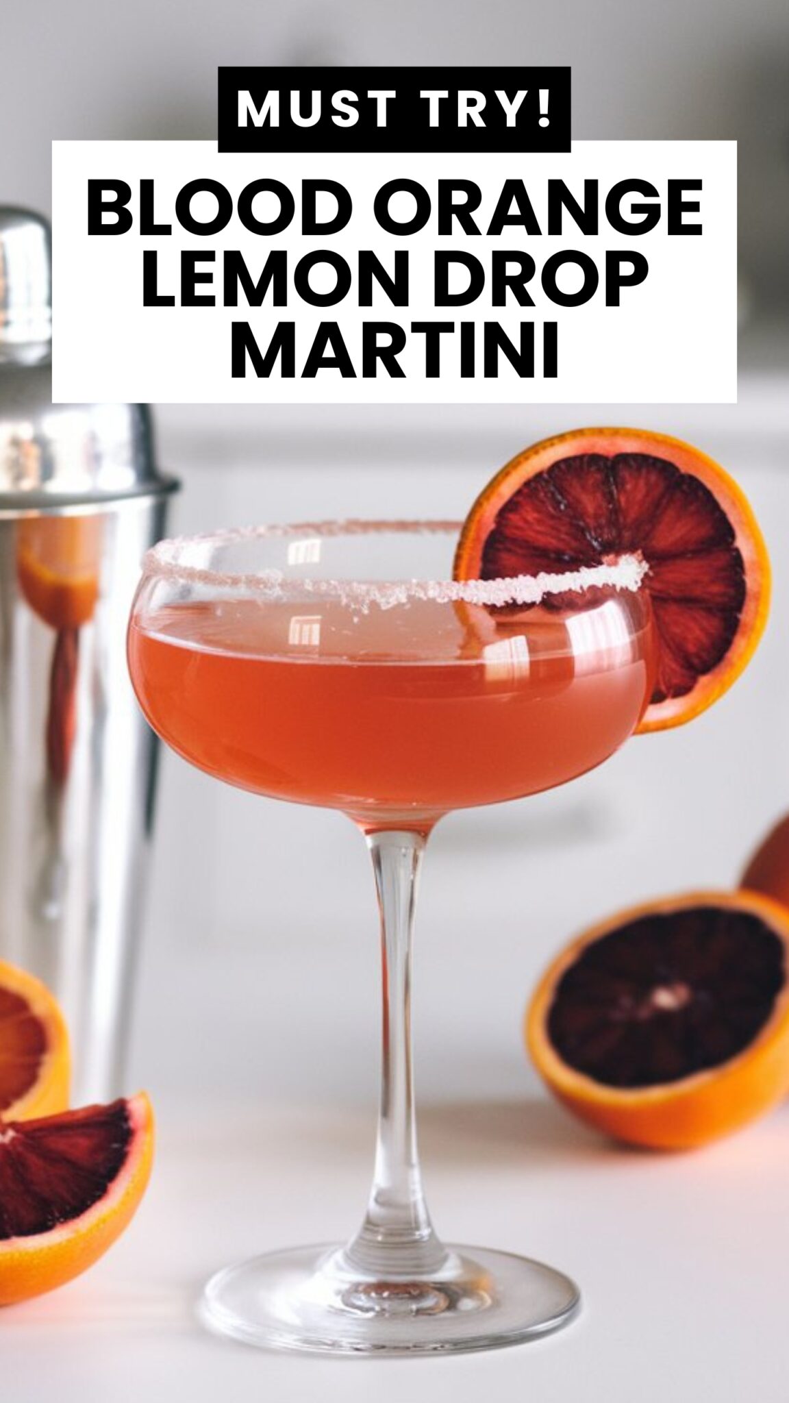 The Blood Orange Lemon Drop Martini You’ll Be Obsessed With - The ...