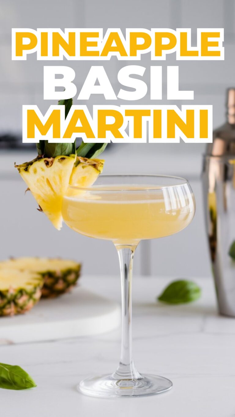 Pineapple Basil Martini: The Perfect Herb-Infused Cocktail - The Recipe Bar