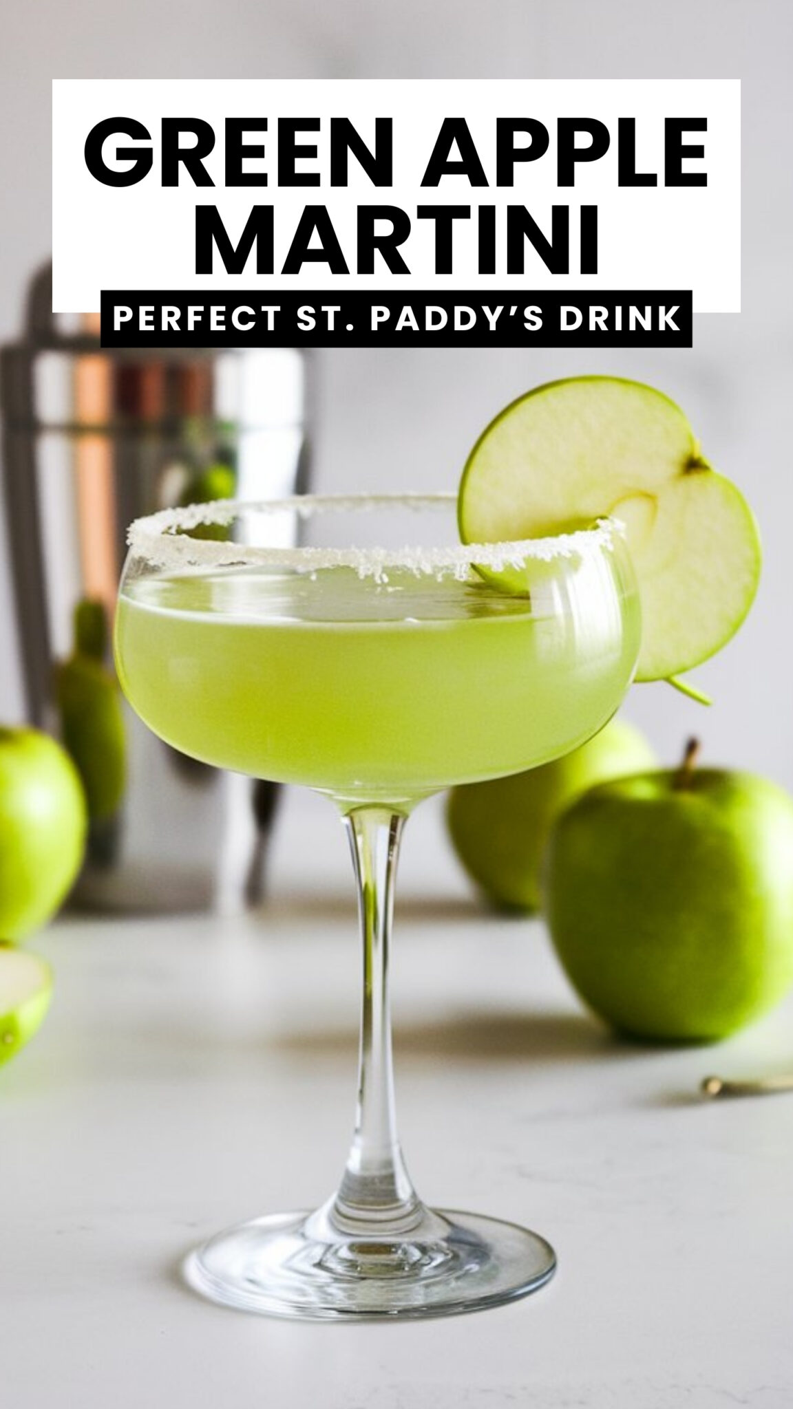Green Apple Glow Martini: A Crisp & Vibrant St. Patrick’s Day Cocktail ...