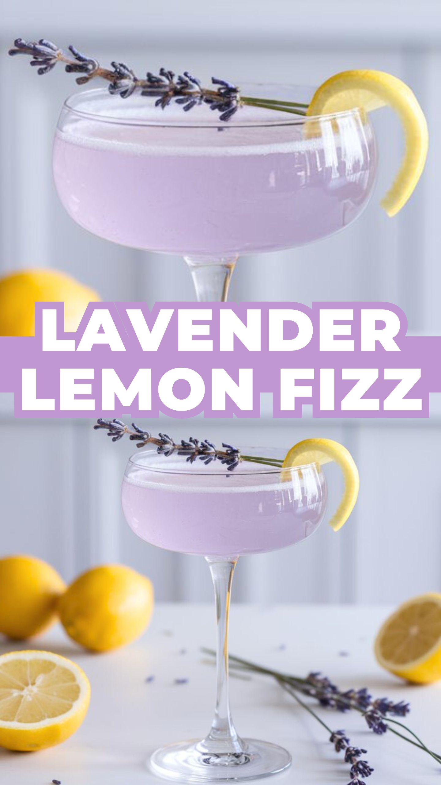 Lavender Lemon Fizz: The Prettiest Easter Cocktail for Brunch - The ...